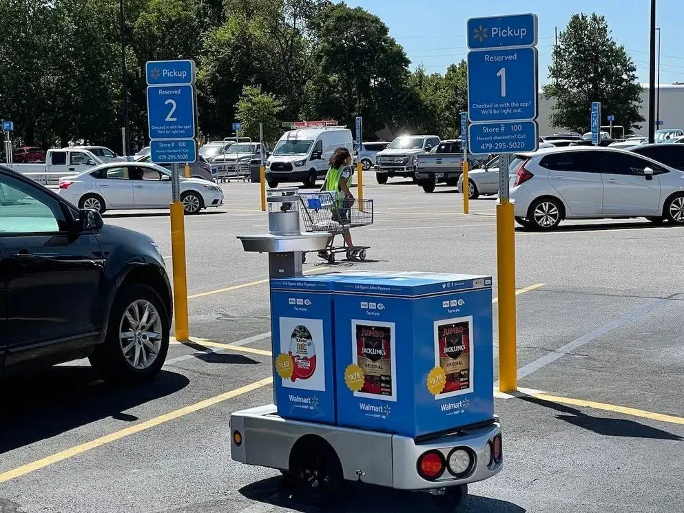 Walmart testing 'mobile vending robot' by Tortoise — Warehouse Automation