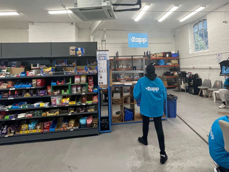 See inside a ‘dark store’ dispatching grocery orders in just 20 minutes ...