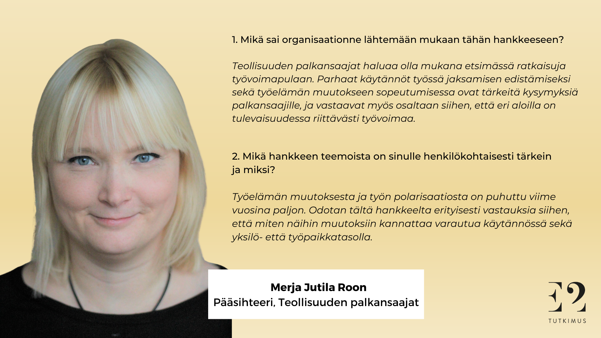 Tutkimuskokonaisuus syntyy yhteistyössä — Tulevaisuuden Suomen tekijät