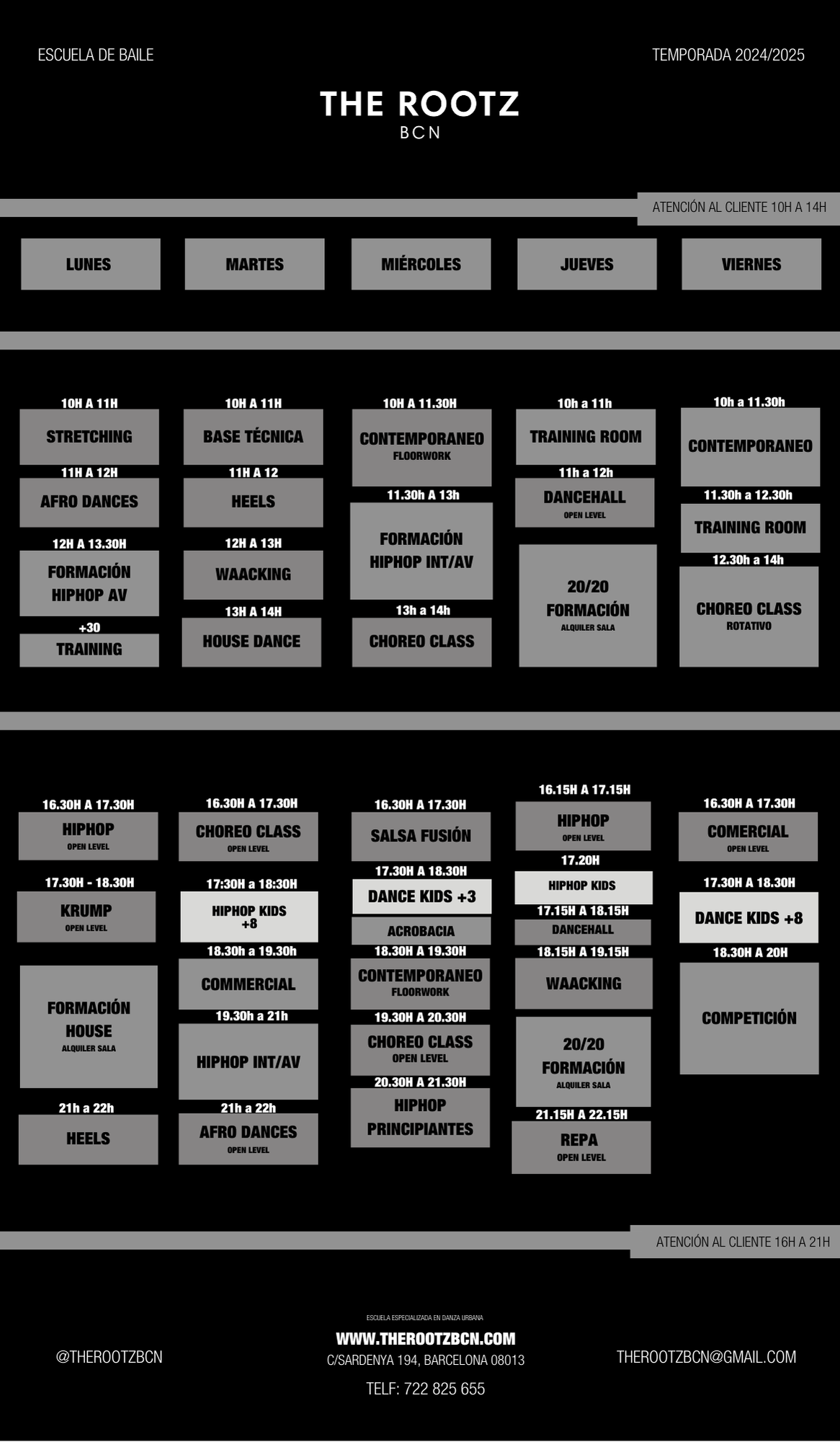 PLANNING | Descubre tu camino — THE ROOTZ BCN