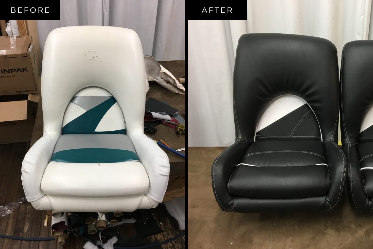 Quality Custom Outdoor Reupholstery | Marine & Recreational — Grandmother's Couch