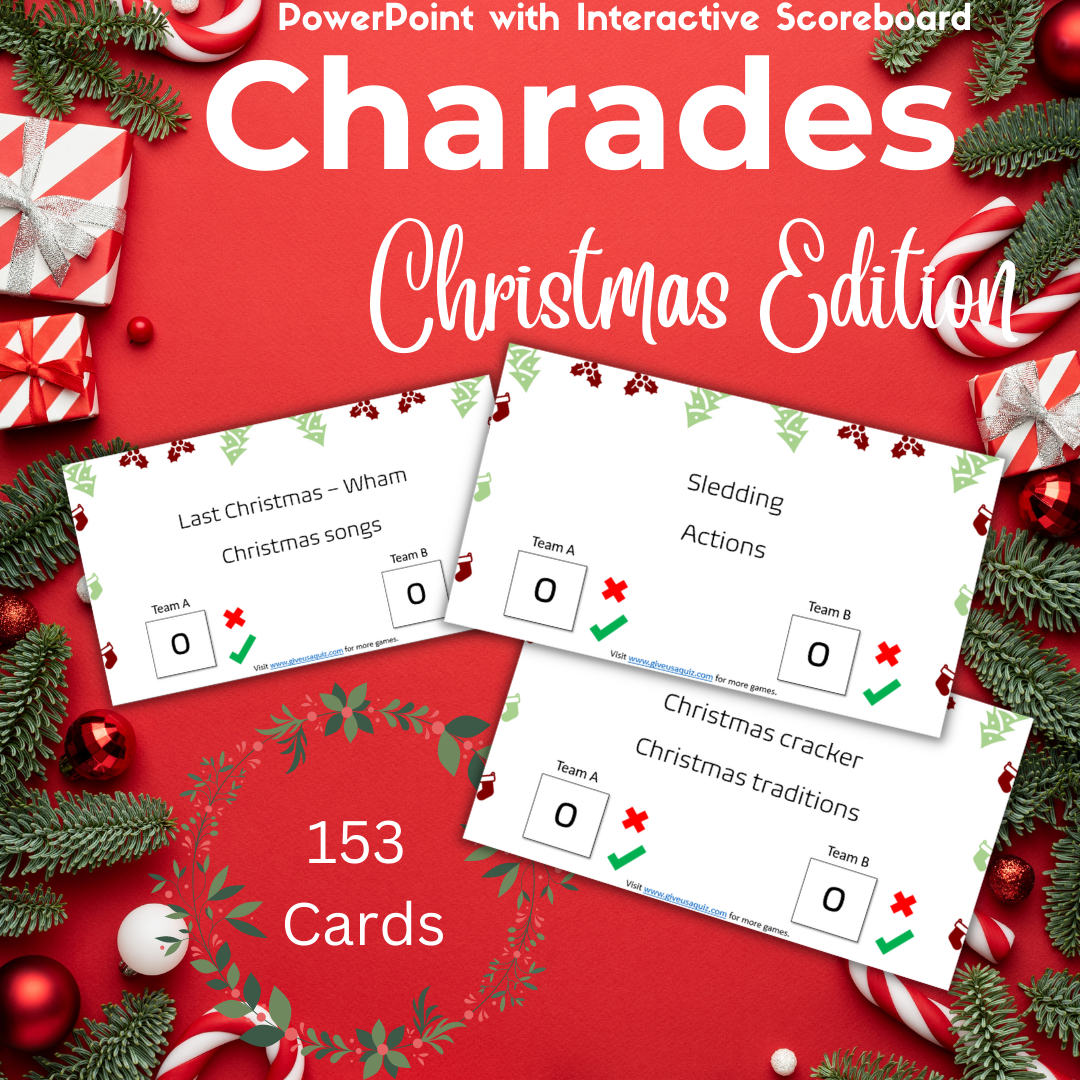 Charades | Reverse Charades | Heads up - Christmas — Give us a Quiz!