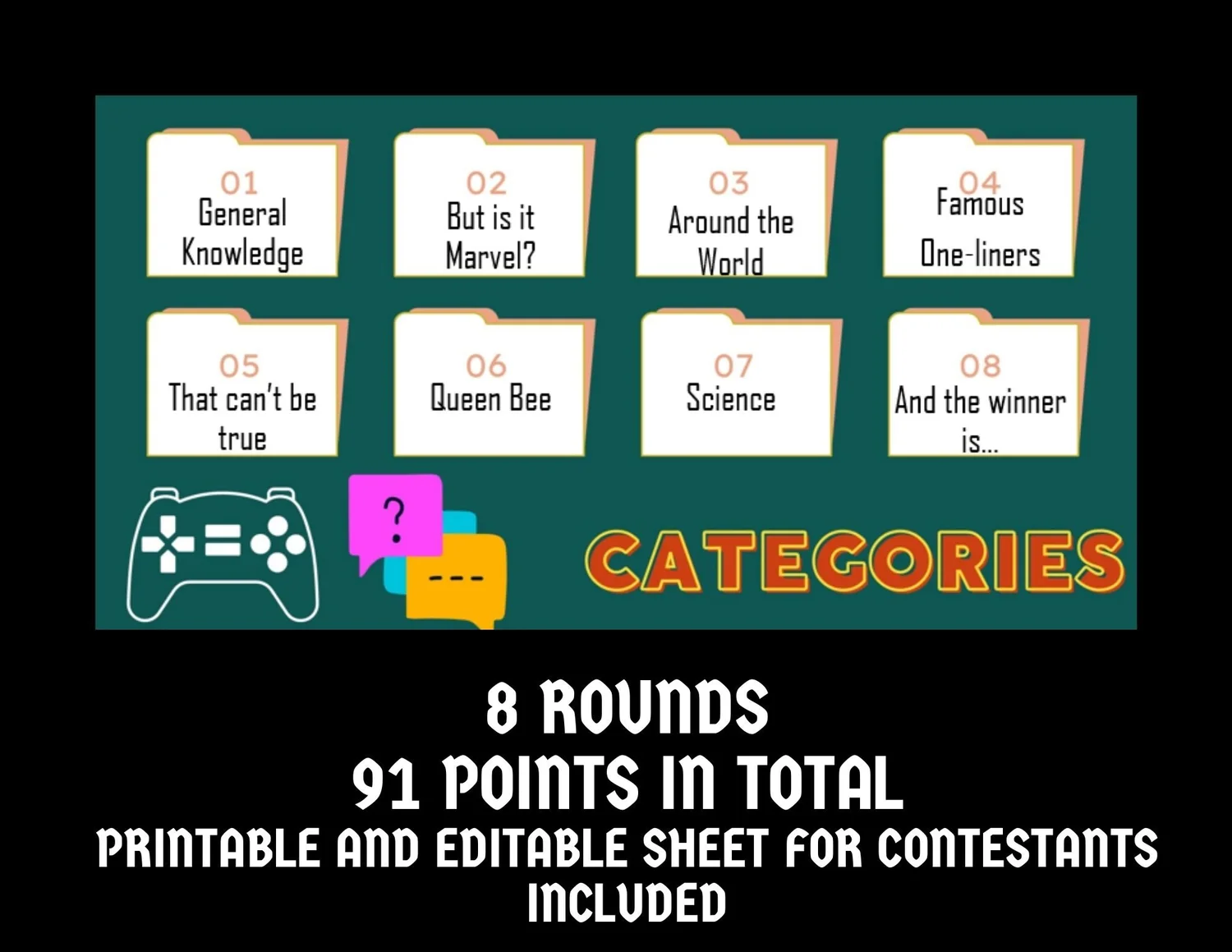 Free Pub Quiz Download – Ready-Made Trivia Questions, Printable Quiz ...