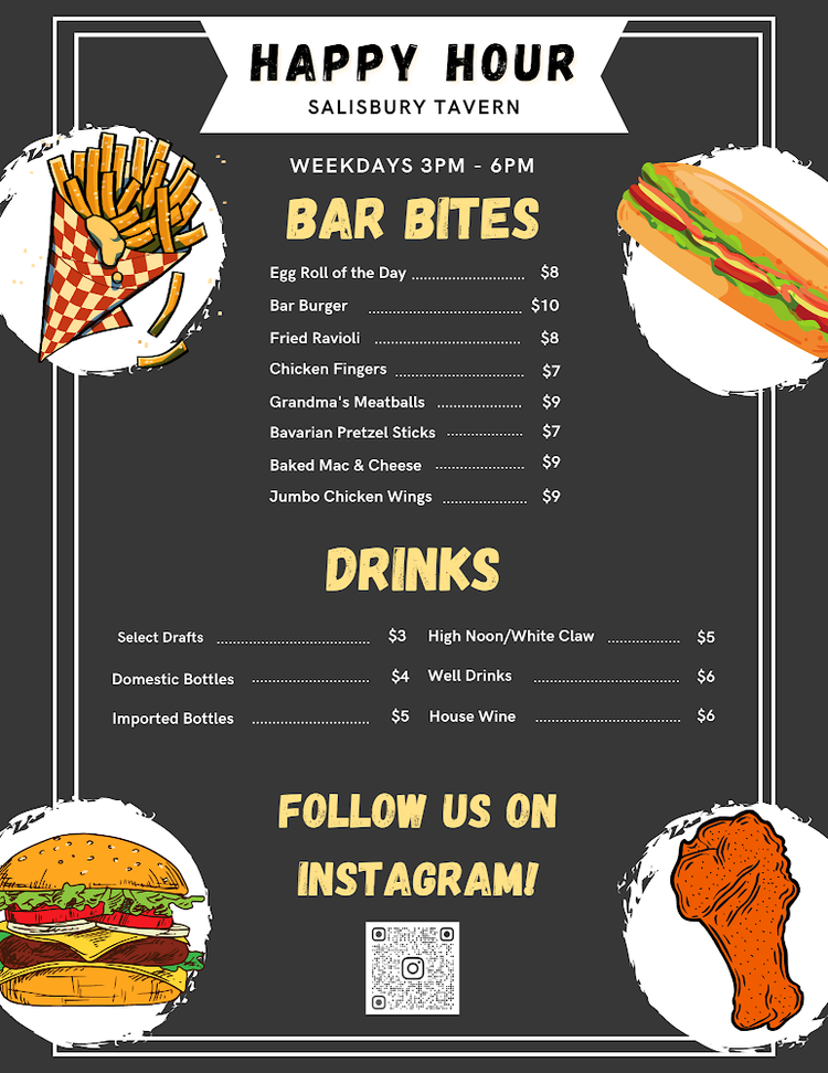 Weekly Specials — Salisbury Tavern Sports Bar & Grill