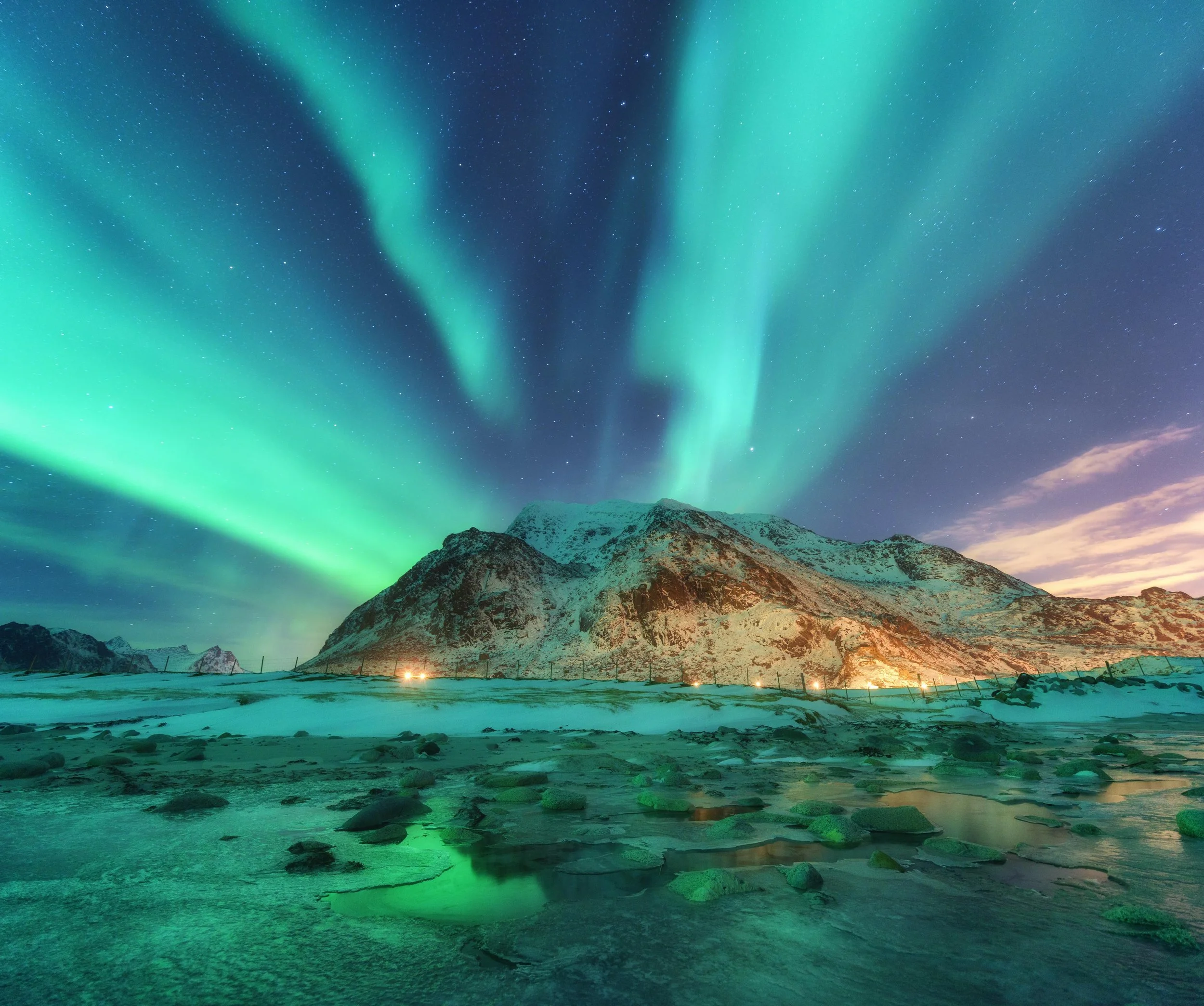 Northern Lights On Lofotes
