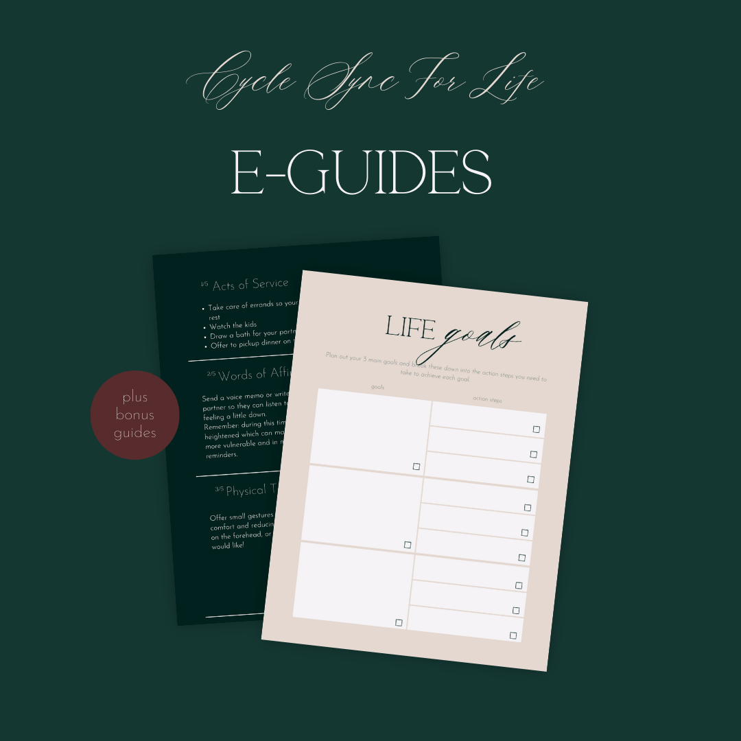 Cycle Sync For Life e-Course — Rosewood Woman