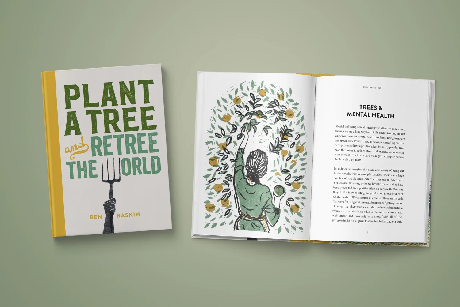 Plant a Tree and Retree the World, book design — Tina Hobson