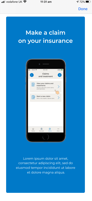 Bupa Touch — Sally Timms