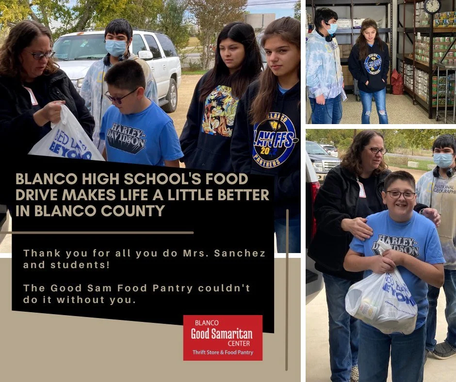 HOME Welcome to the Blanco Good Samaritan Center Thrift Store & Food Pantry
