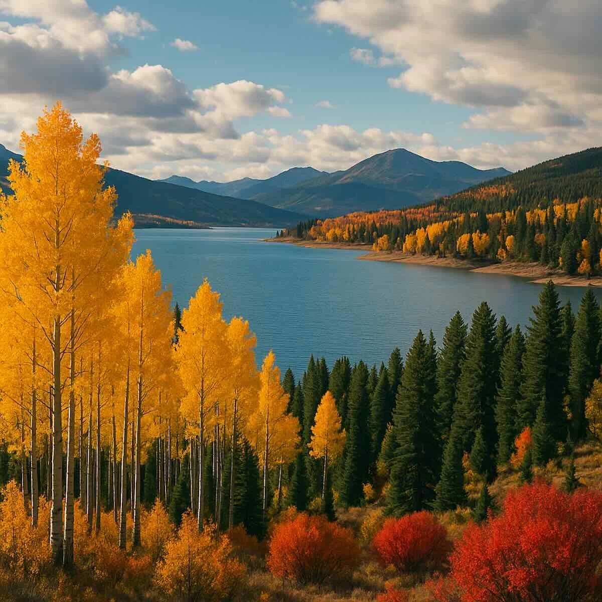 What Are the Fall Colors in Lake Granby? — Grand Chalet Colorado