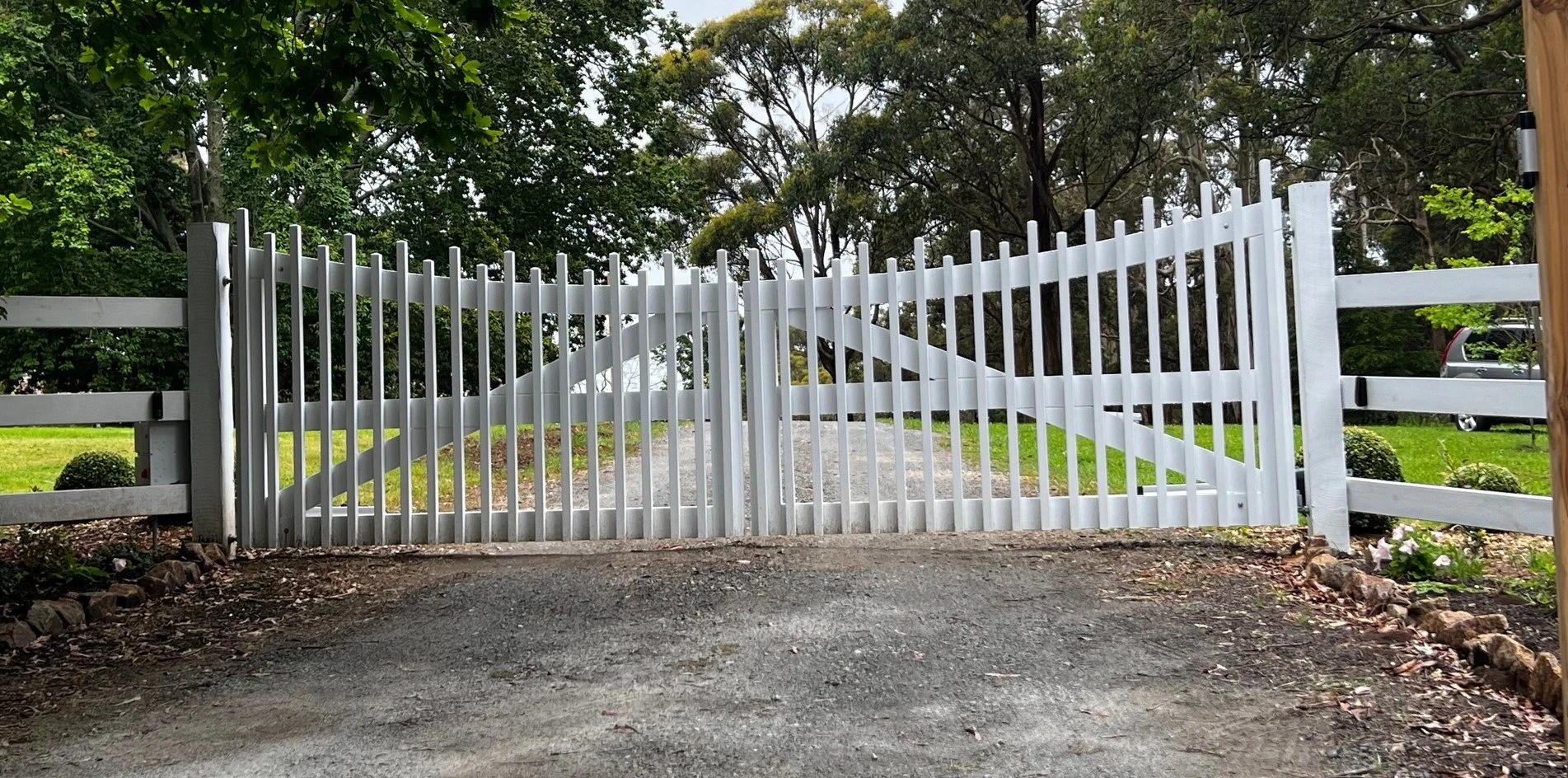 Solar Gates — Coastal Timber Gates