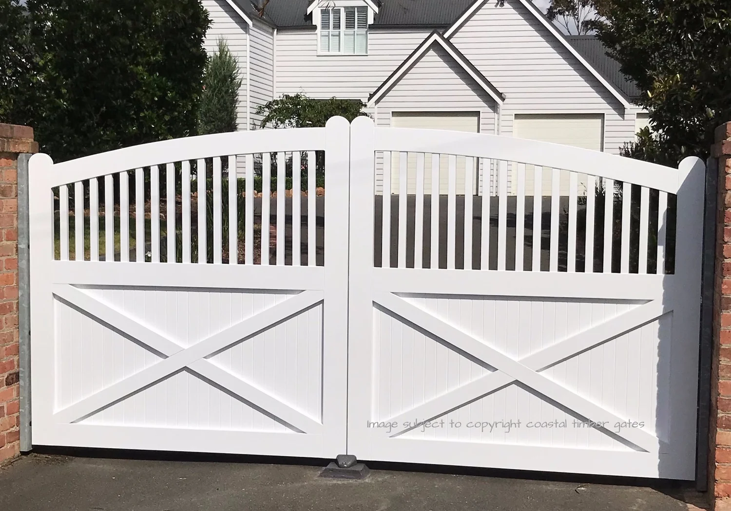 Timber Automatic Gates Melbourne — Coastal Timber Gates