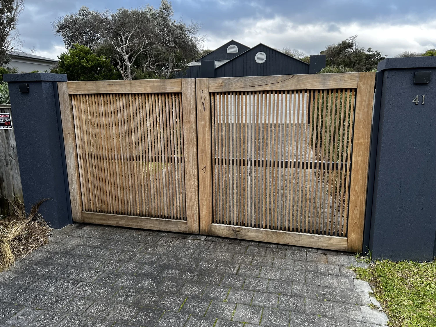 Solar Gates — Coastal Timber Gates