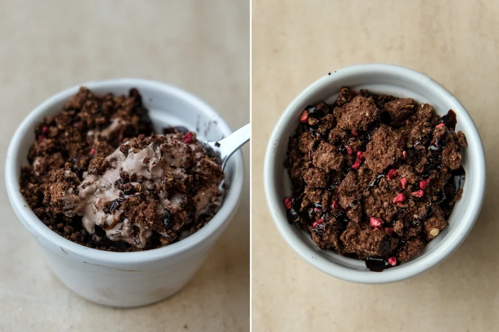Chocolate crumble breakfast pot — Beck Bites Back