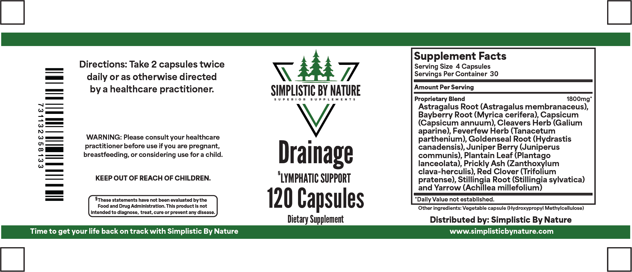 Drainage — Simplistic By Nature