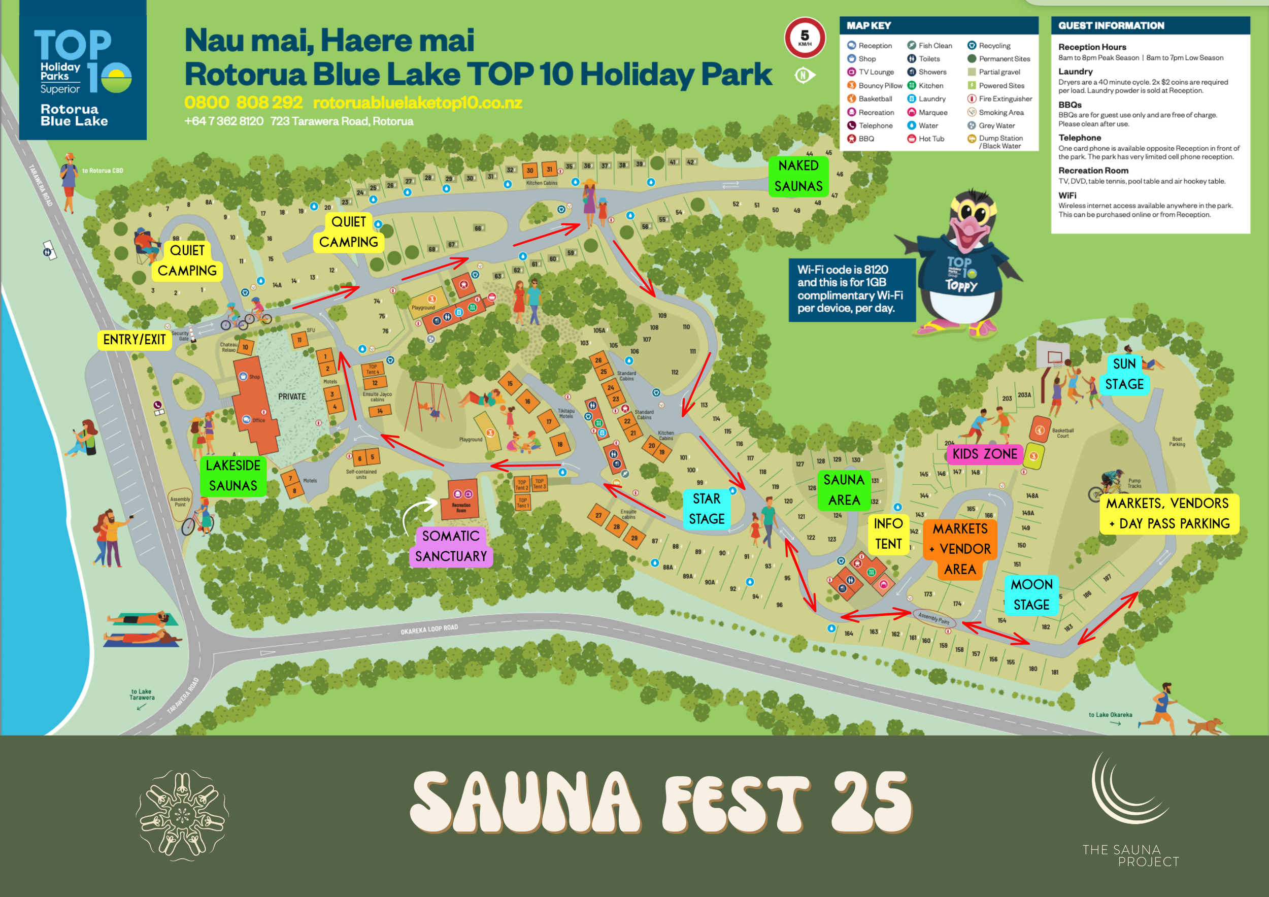 Sauna Fest Map — The Sauna Project