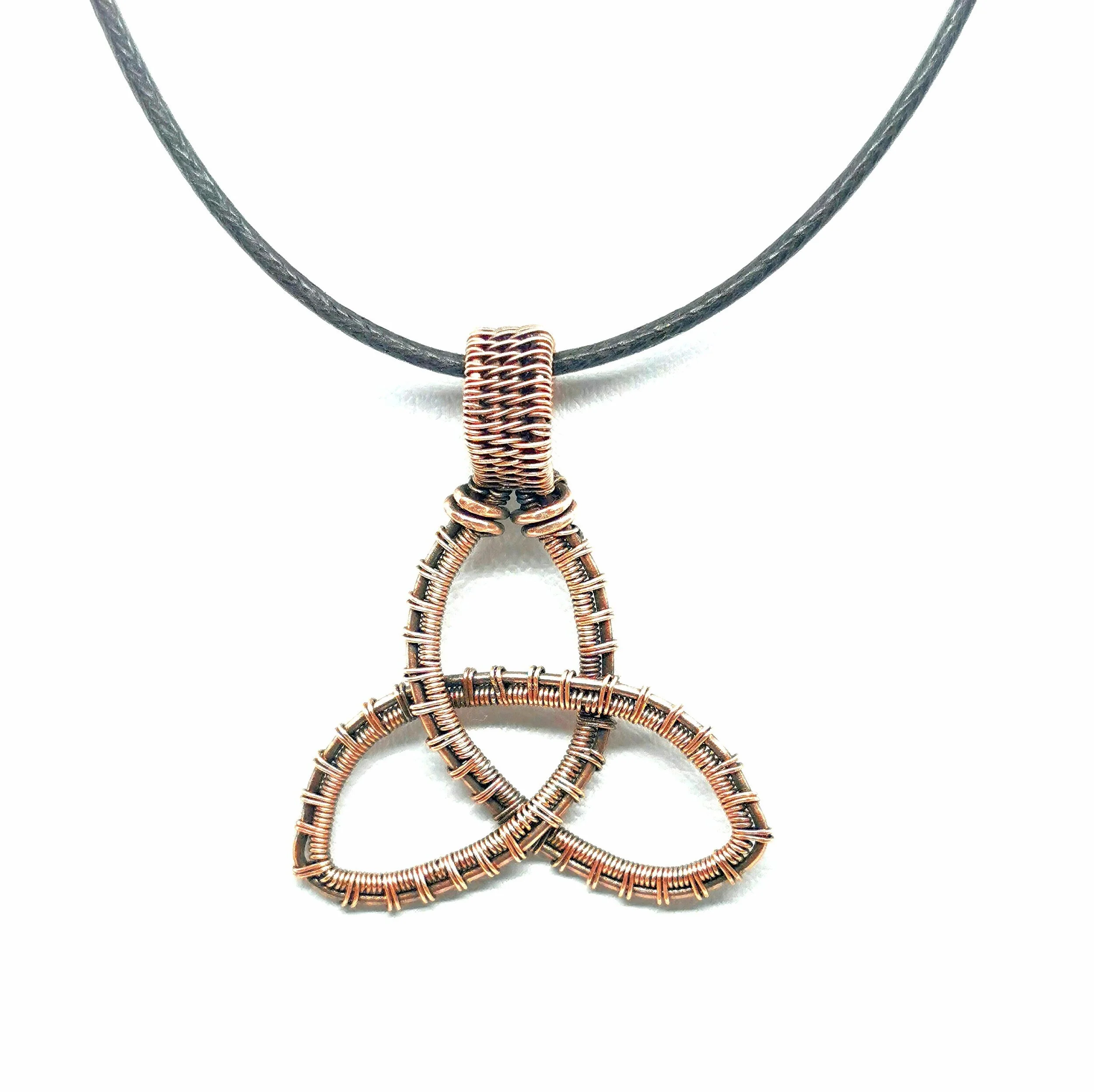 Mini Wire Wrapped Copper Crystal Pendants — Funky Posh