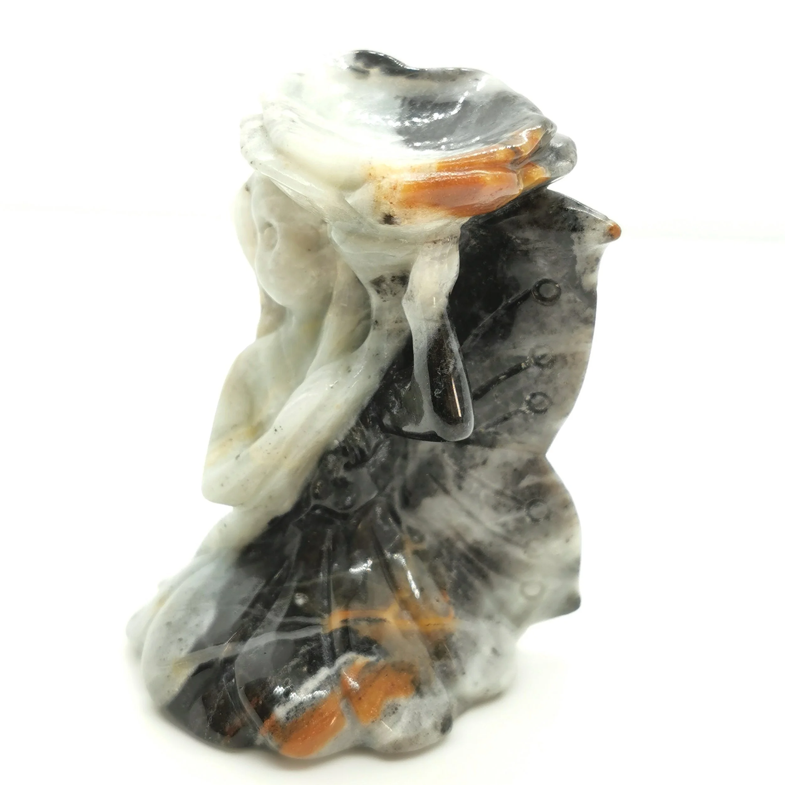 Volcano Agate Gemstone Skull — Funky Posh