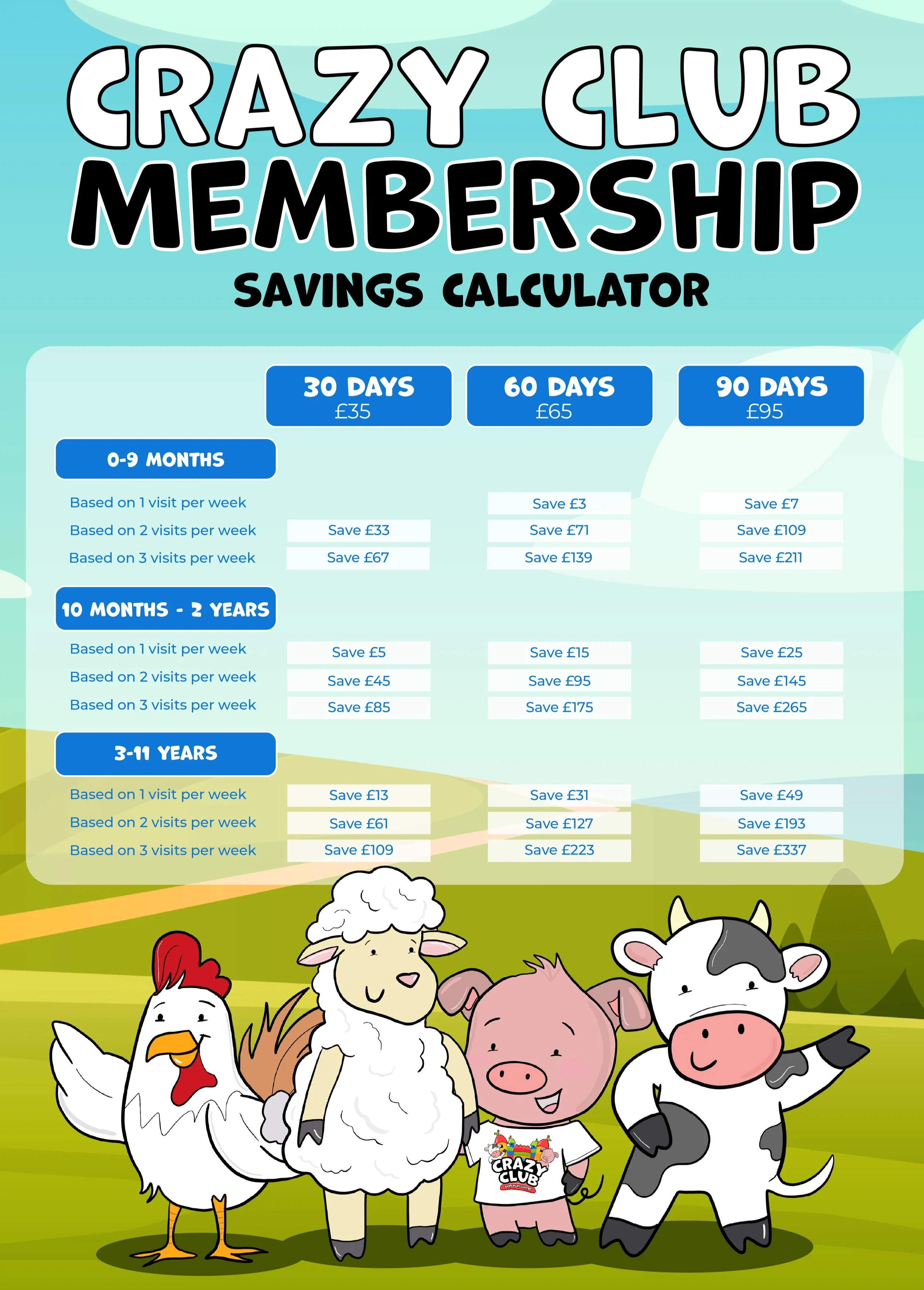 Memberships | Crazy Club