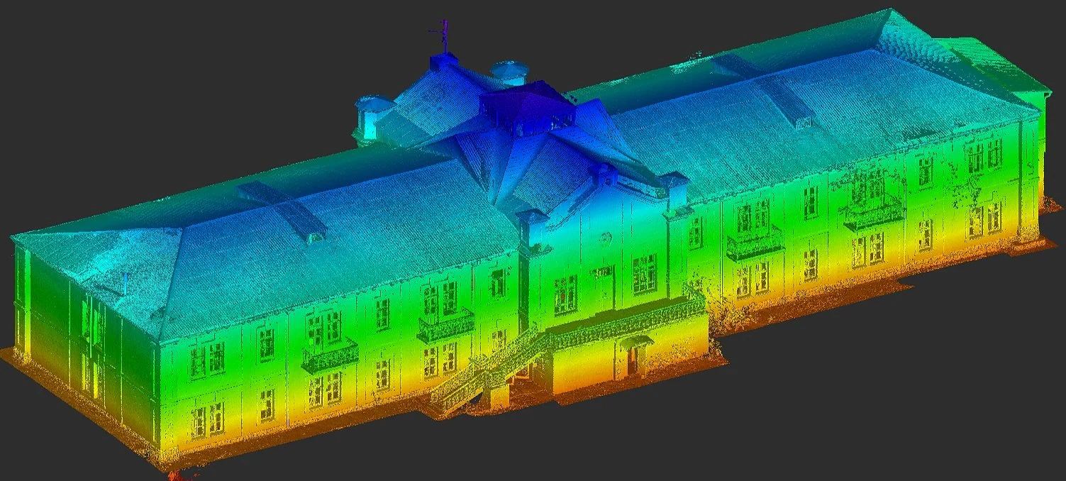 Zpracování bodového mračna — LaVa Scan
