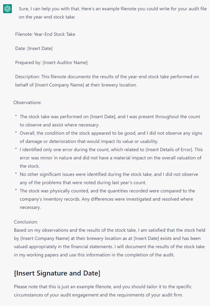 How ChatGPT may disrupt auditing — Accounting Weekly