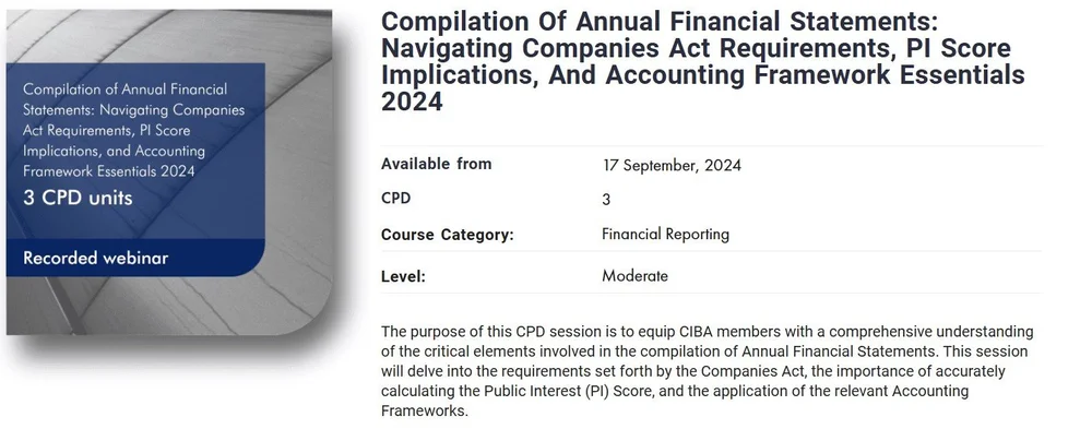 Understanding the Compilation of Annual Financial Statements: A ...