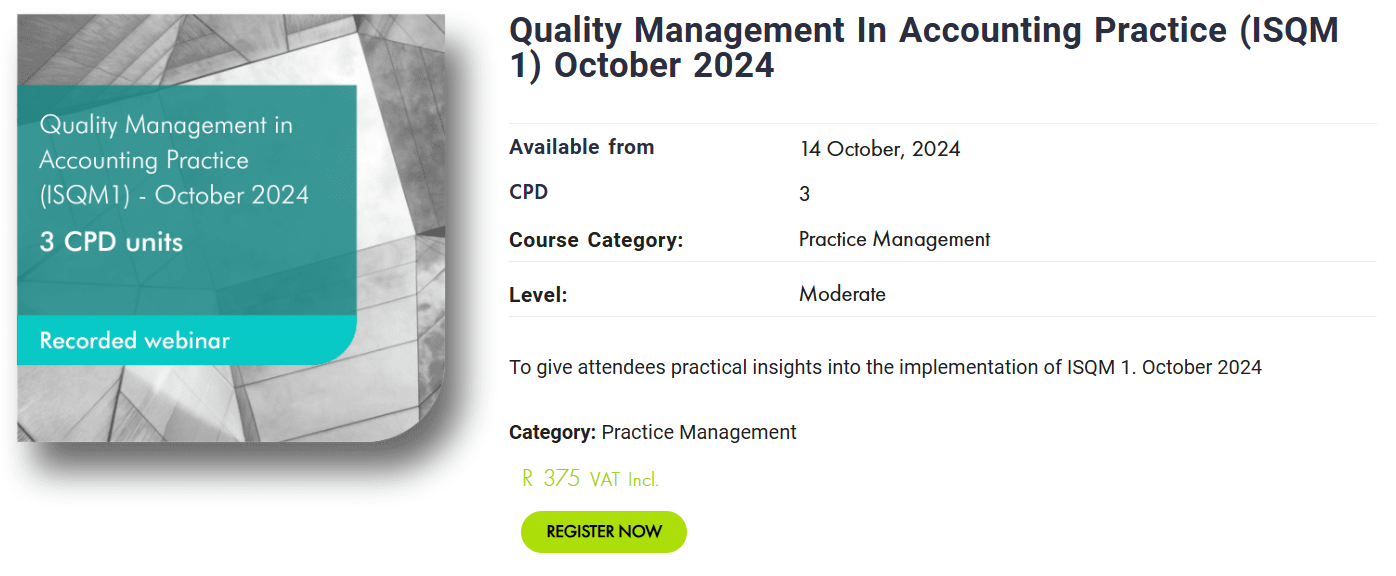 Introduction to ISQM 1: What It Is and Why It Matters — Accounting Weekly
