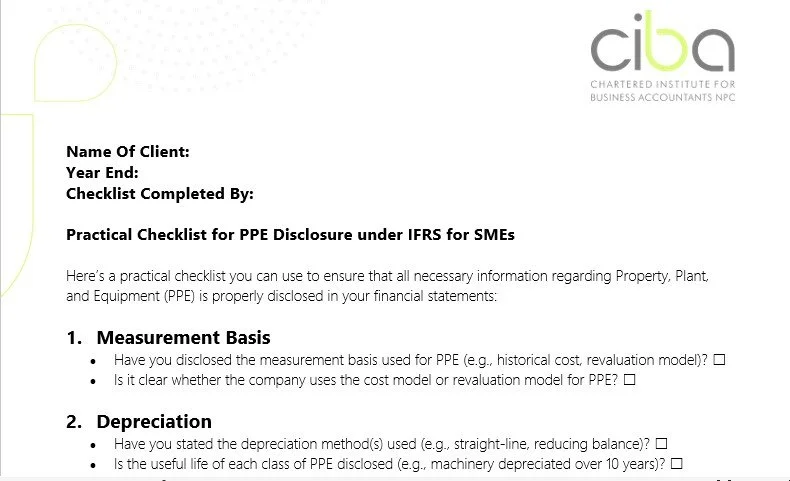 Disclosure Requirements for Property, Plant, and Equipment under IFRS ...