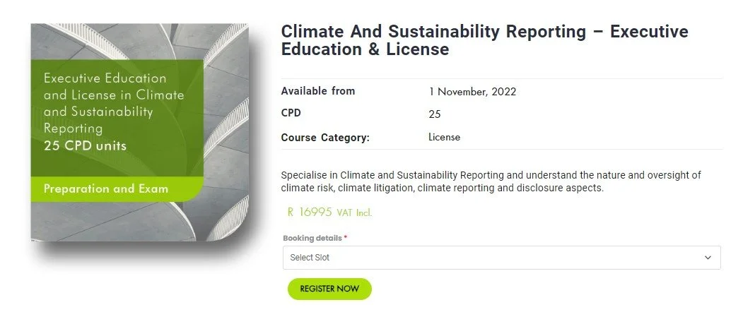 Sustainability Reporting and a New Service Offerings: A Guide for ...
