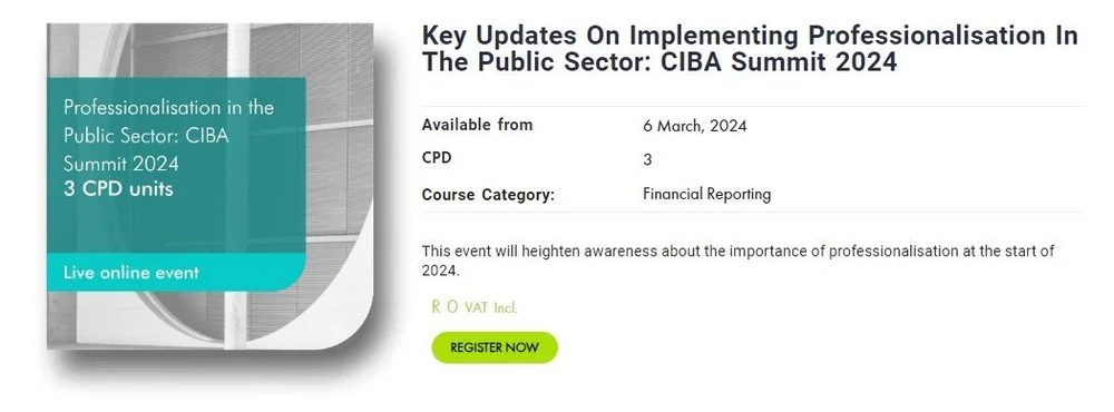 Elevating Public Sector Professionalism: Insights from CIBA Summit ...