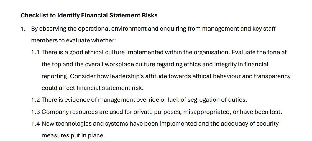 Navigating Financial Statement Risks: From Challenges to Opportunities ...