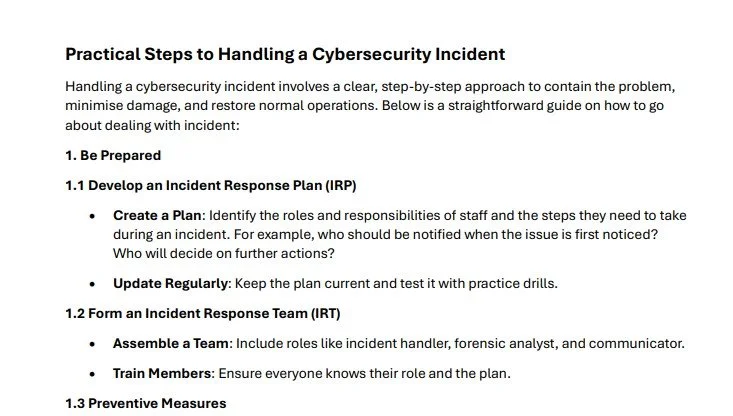 How to plan for a cybersecurity incident — Accounting Weekly