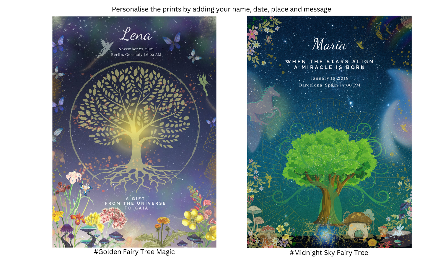 Digital Art Prints — Rainbow Roots