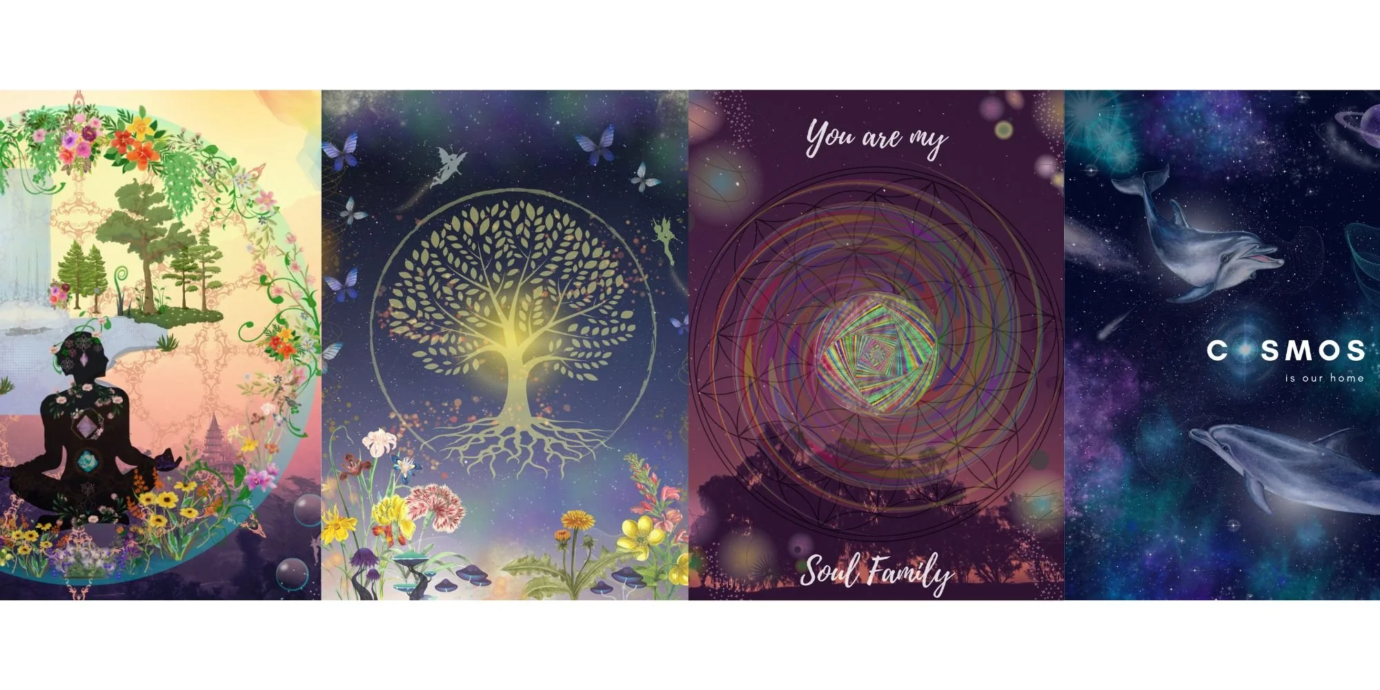 Digital Art Prints — Rainbow Roots