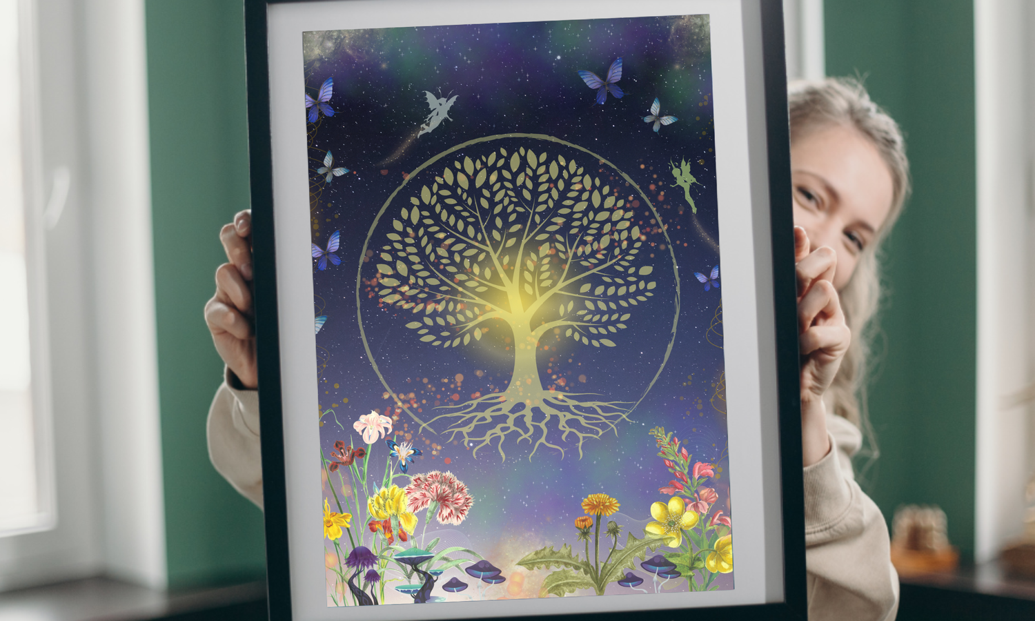 Digital Art Prints — Rainbow Roots