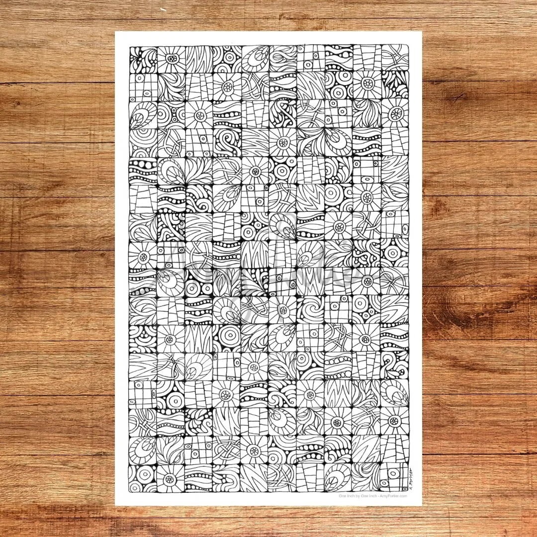 Christmas Coloring Poster — Amy Fortier