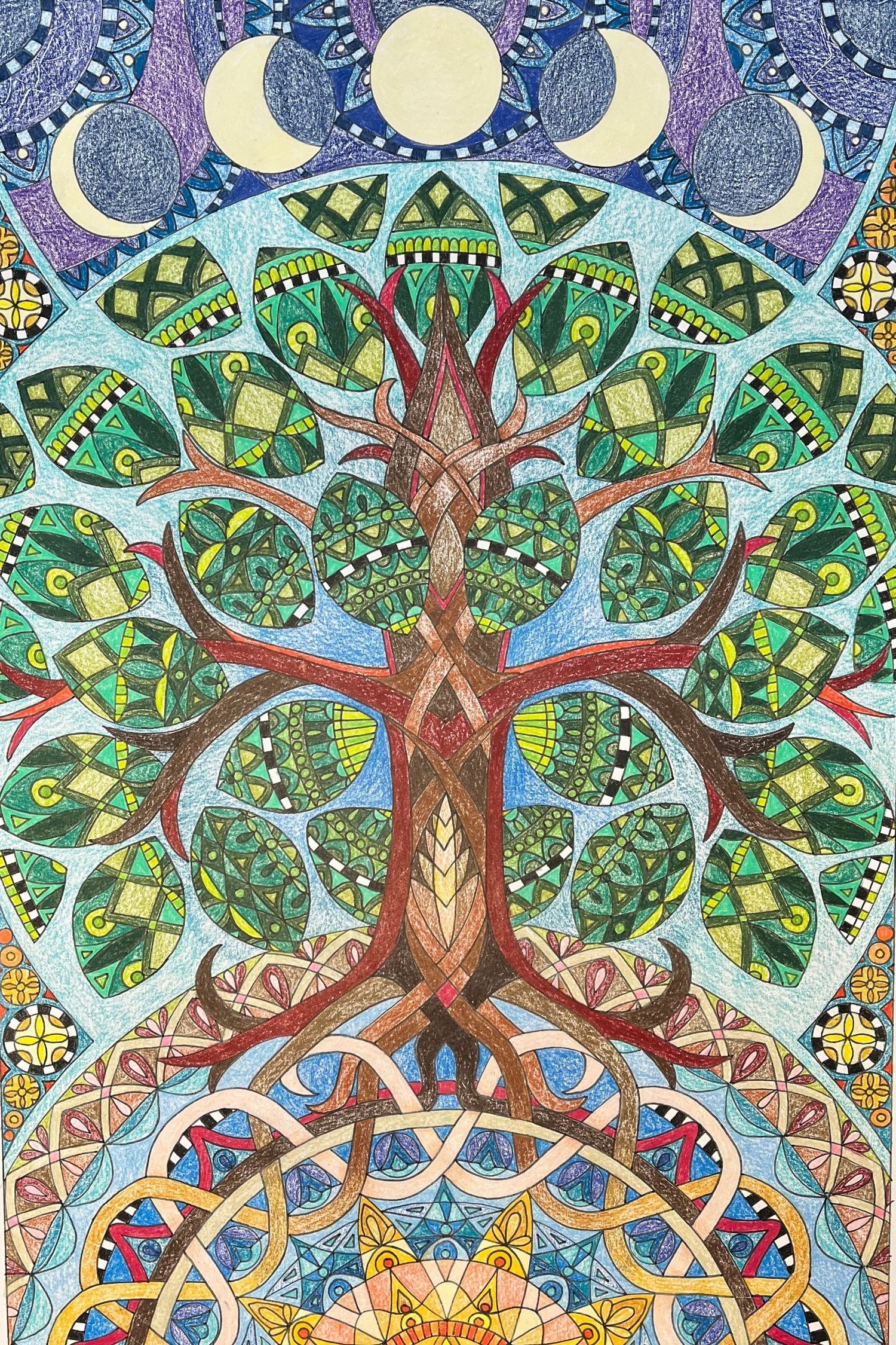Tree of Life Coloring Poster and Prints — Amy Fortier