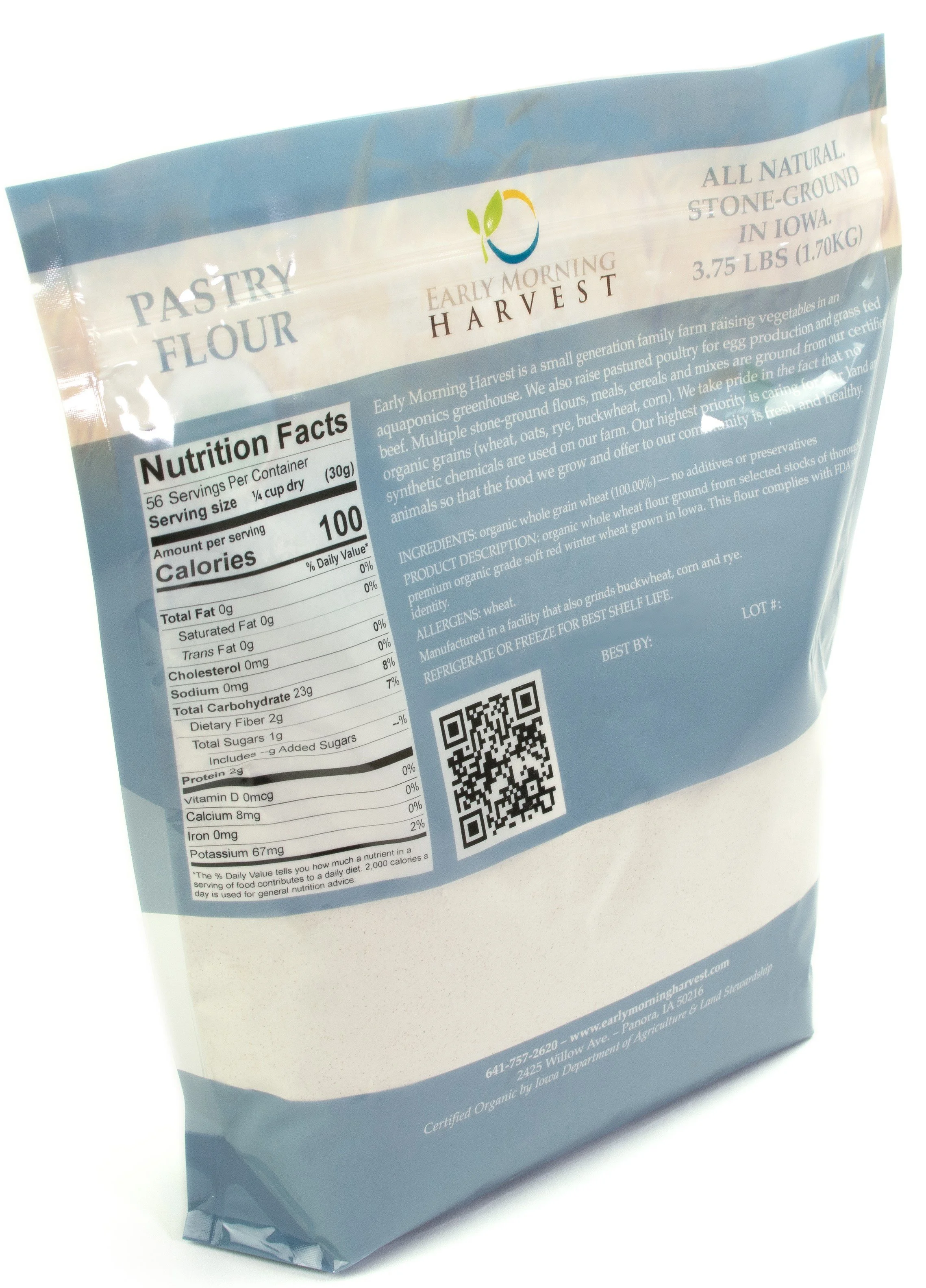 Organic Flour Products — Early Morning Harvest