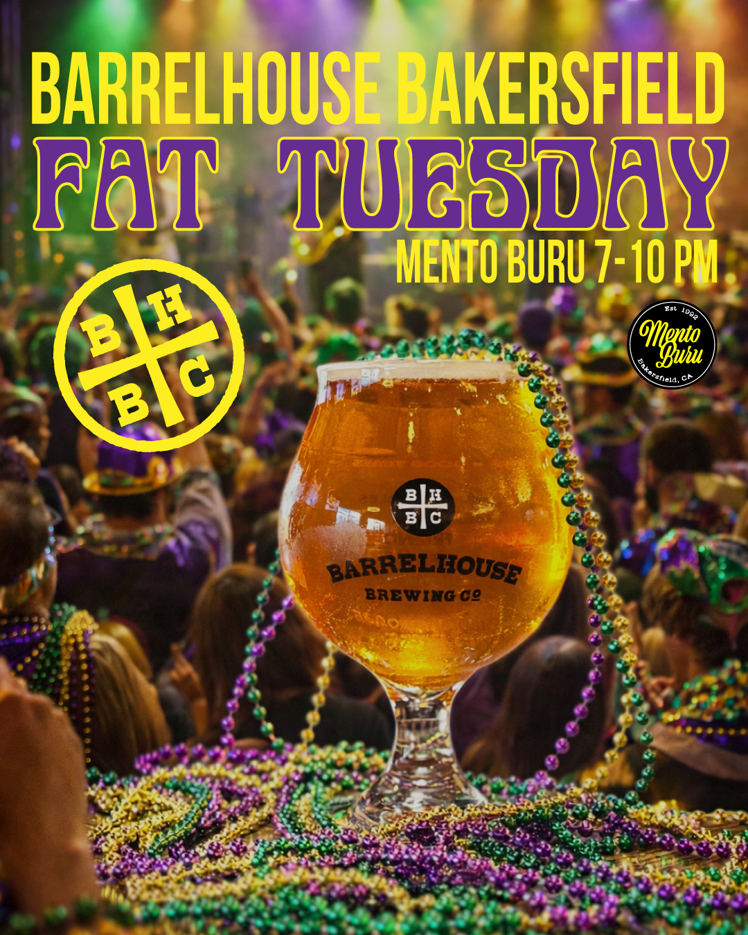 BarrelHouse Brewing Co. — Fat Tuesday!!