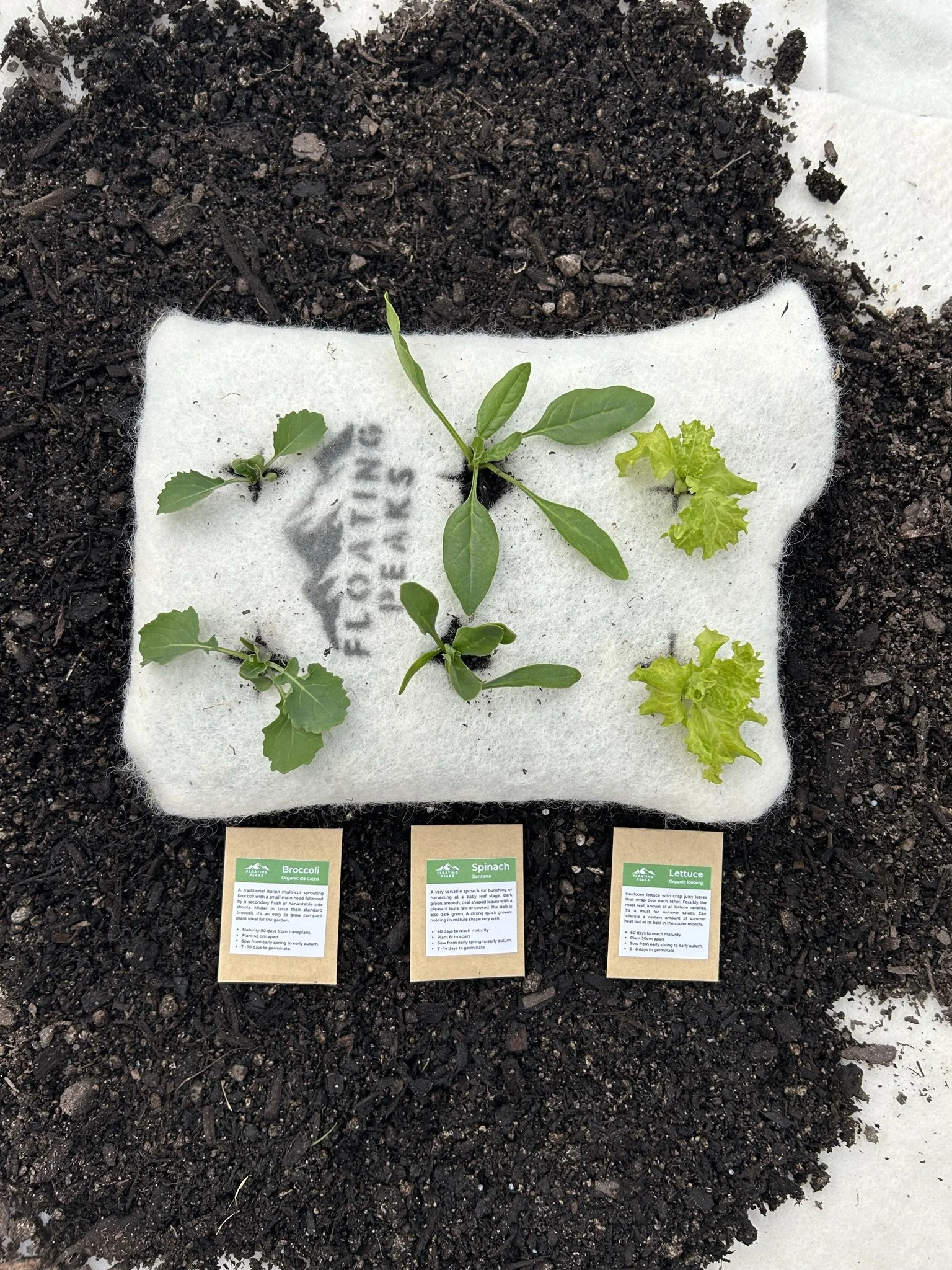 Why Wool? / Floating Peaks / Wool Pot, Wool Weed Mat, Wool Seed Bed