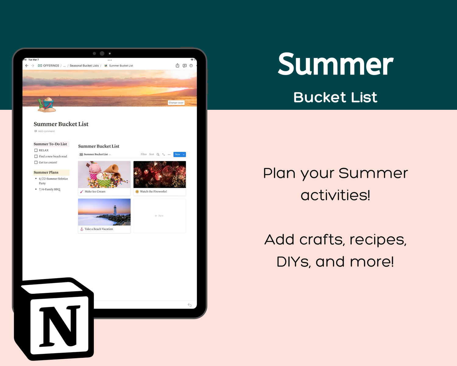 Notion Template Ideas: Seasonal Bucket List Pages — jillianferraro.com