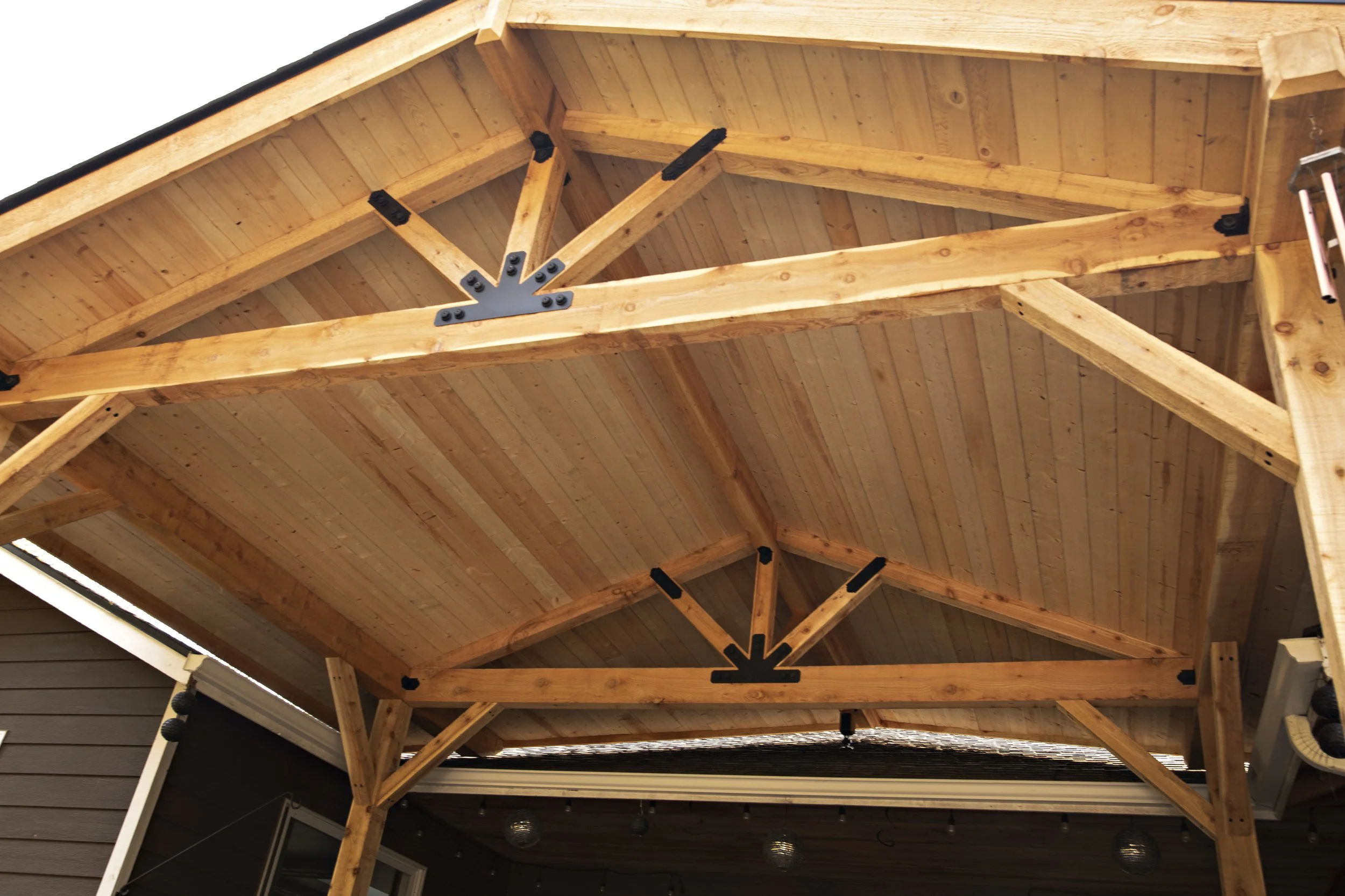 Custom Deck & Patio Build - Timber Frame Roof - Skagit County — Bitar ...