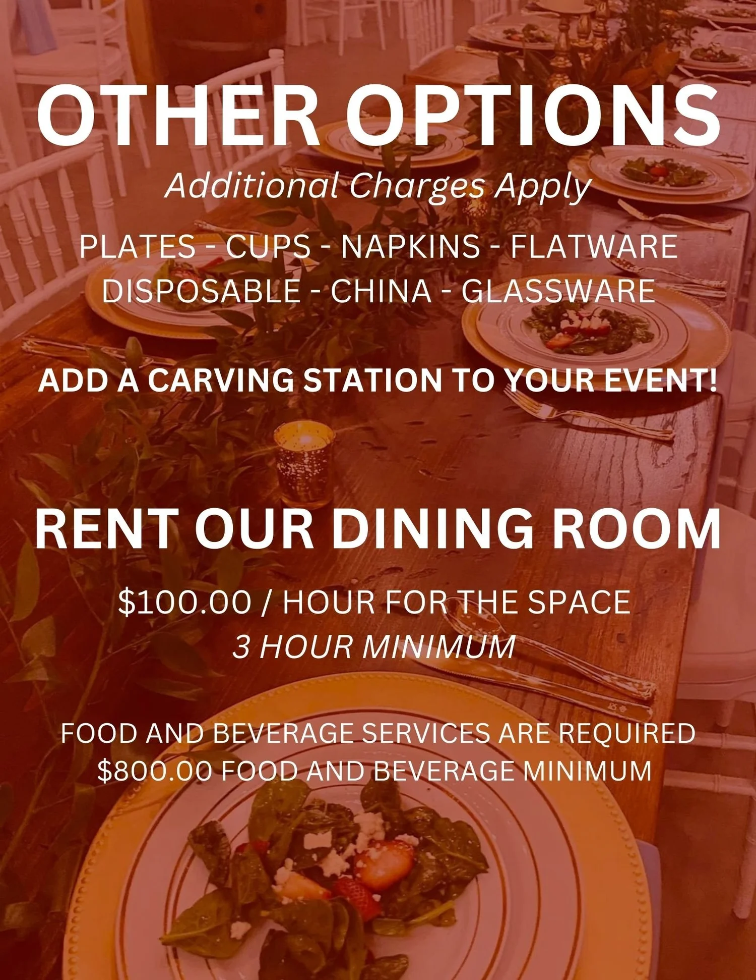 Farmhouse Catering — Farmhouse Cafe & Bakery