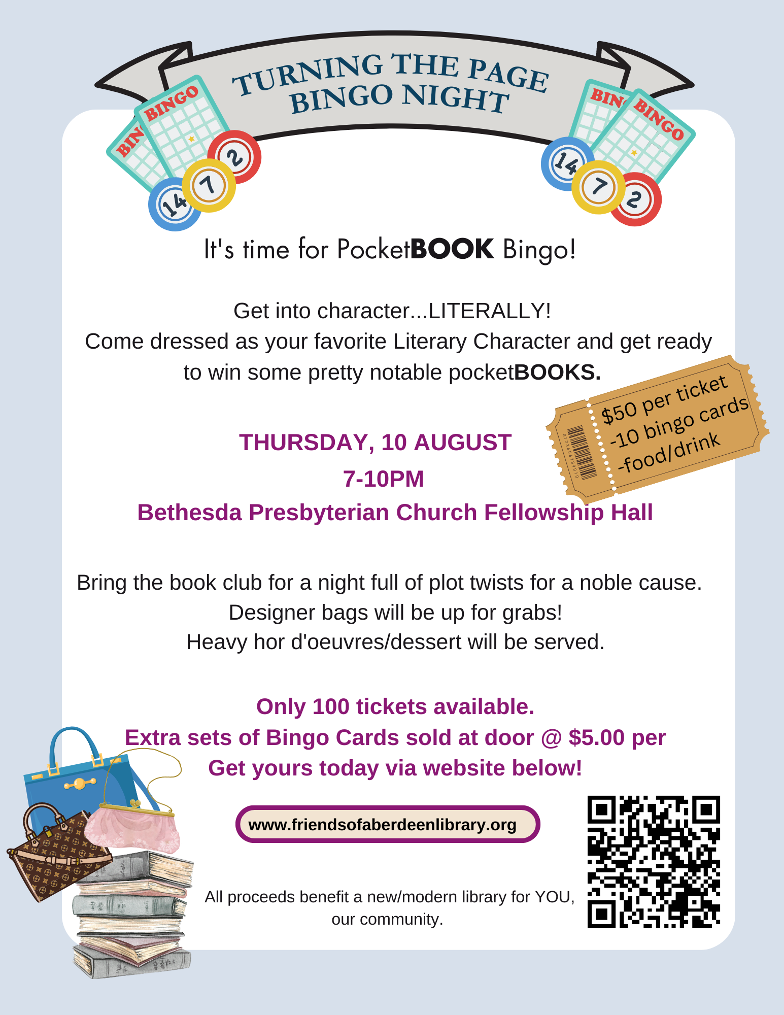Turning the Page - PocketBOOK Bingo! — The Friends of the Aberdeen Library