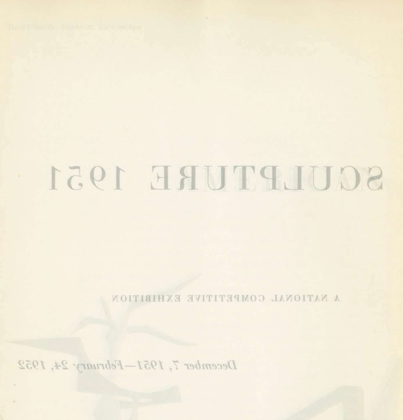 The American Sculpture, 1951 — Peter Dudek