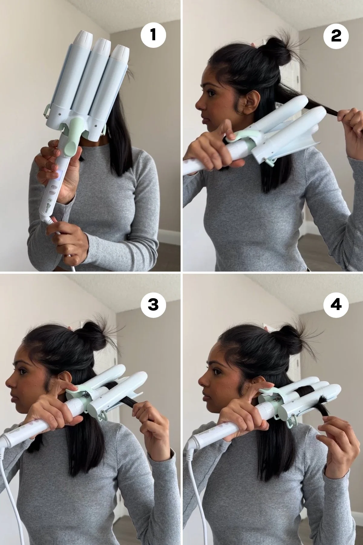 How To Use 3 Barrel Curling Iron on Short, Medium & Long Hair — Haiirology