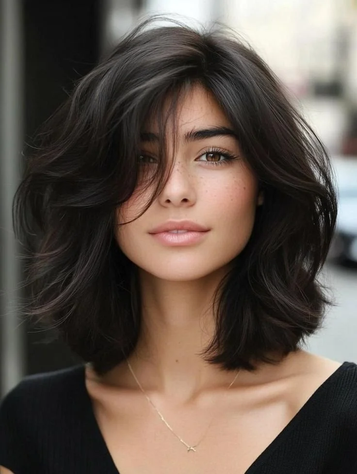 Eliminate Frizz with These Game-Changing Medium-Length Haircuts for ...