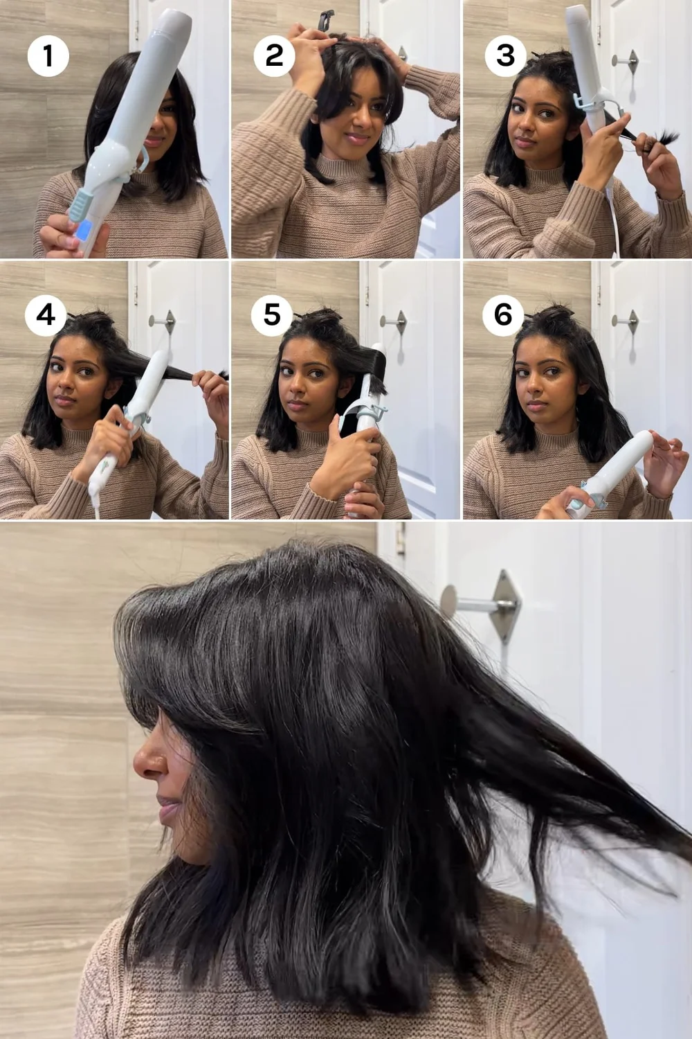 How To Get Loose Curls With Curling Iron: Step-by-Step Tutorial ...