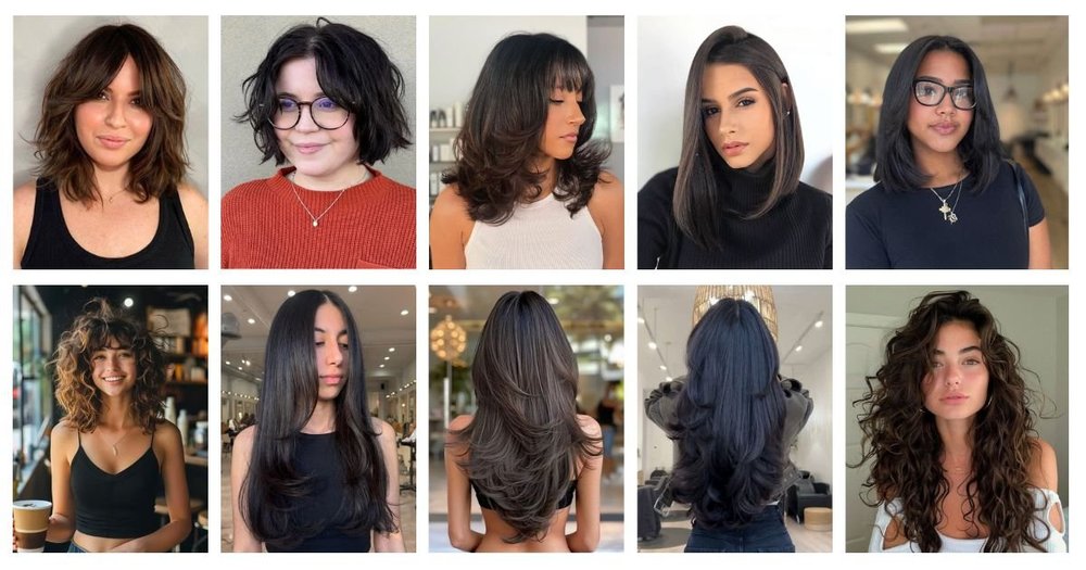 10 Layered Haircuts for Thick Hair (Short, Medium & Long) — Haiirology