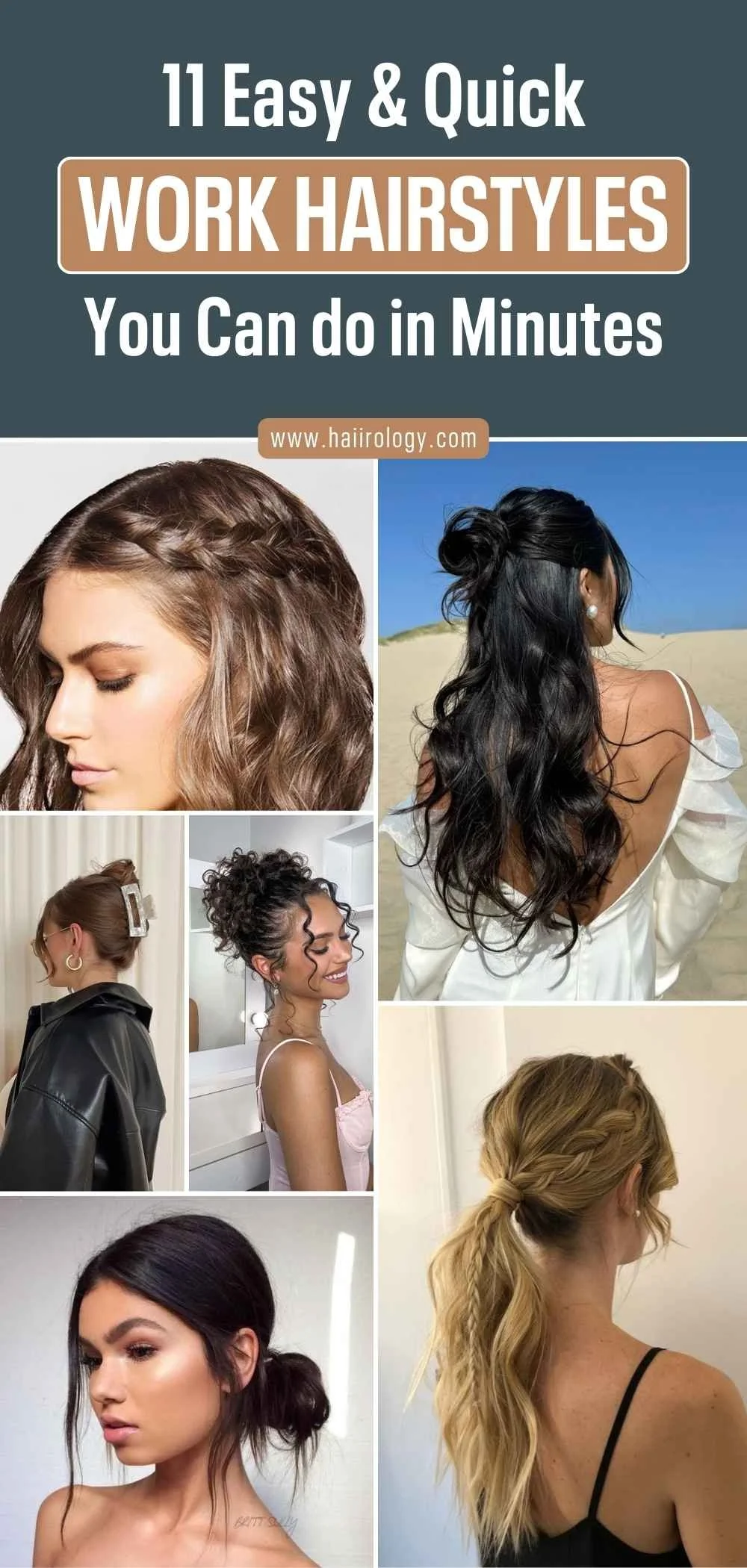 11 Quick Hairstyle Ideas When You Are Running Late for Work — Haiirology